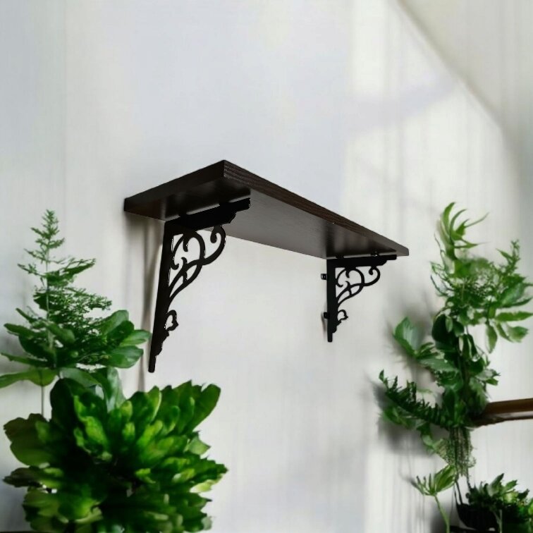 Уголок для полок декоративный полкодержатель Лилия