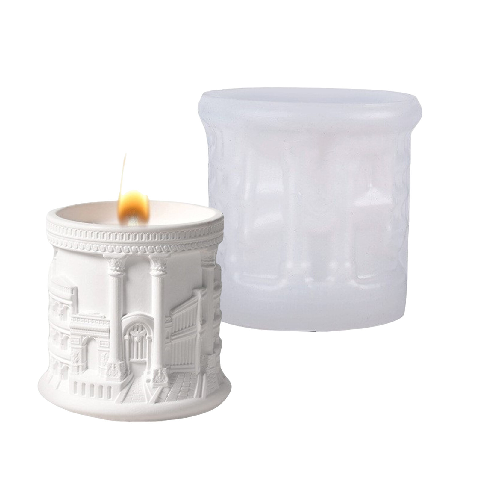 Силиконовая форма для творчества в скандинавском стиле уличные римские узоры создания гипсовых изделий