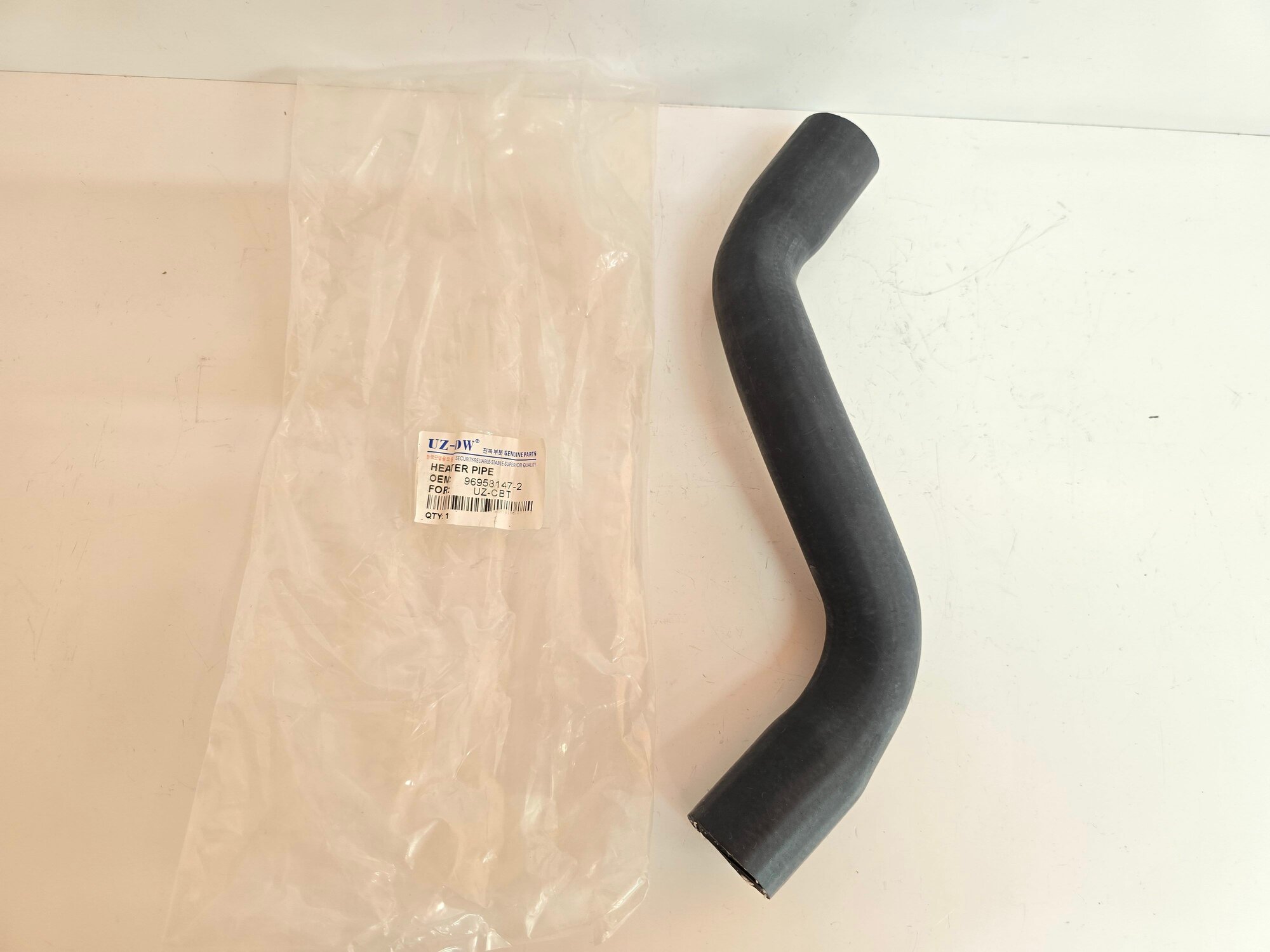 Патрубок радиатора верхний Кобальт, Джентра