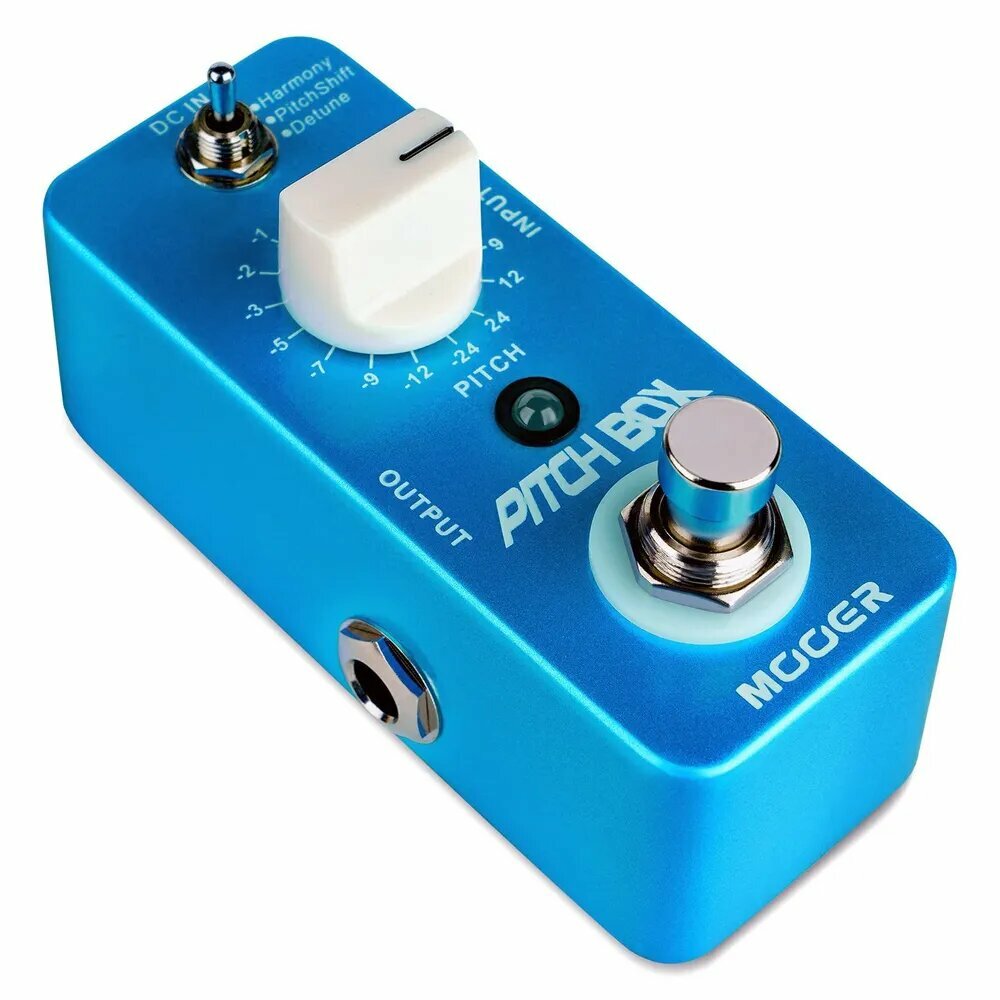 KNOW EASY-Mooer digitech Drop, педальный тюнер гитарных эффектов, гитарный тюнер pitch box, подходящий для электрогитарных басов true bass