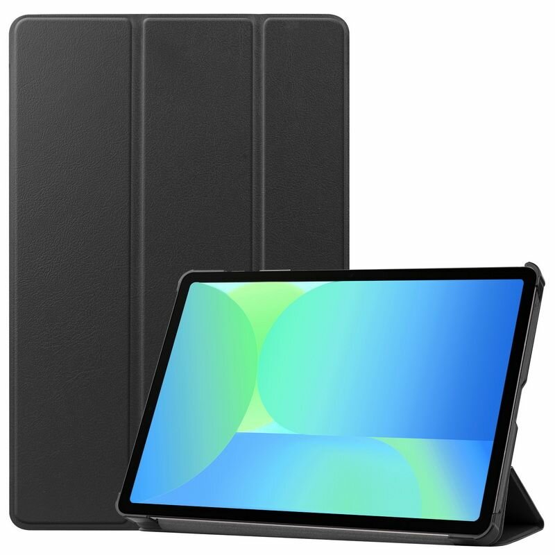 Ультратонкий жесткий чехол из искусственной кожи для Samsung Galaxy Tab S10 FE / S9 FE 10,9 дюйма SM-X520 / X510