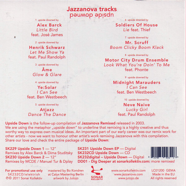 Диск Jazzanova - Upside Down (1 CD) — фото 1