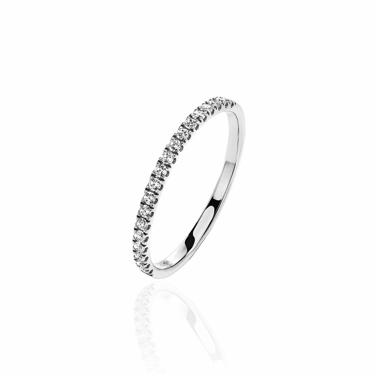 Кольцо, белое золото, 585 проба, бриллиант