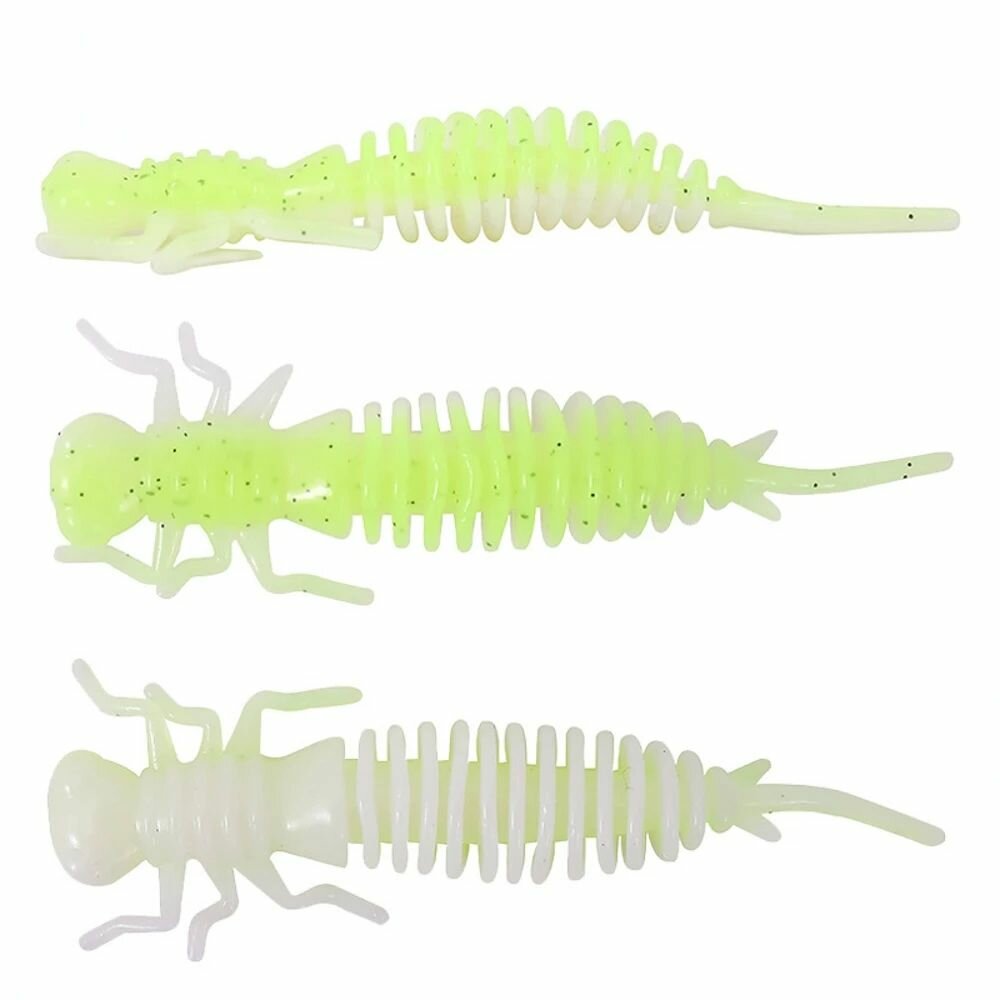 Силиконовые приманки-личинки стрекозы 55/75/100 мм