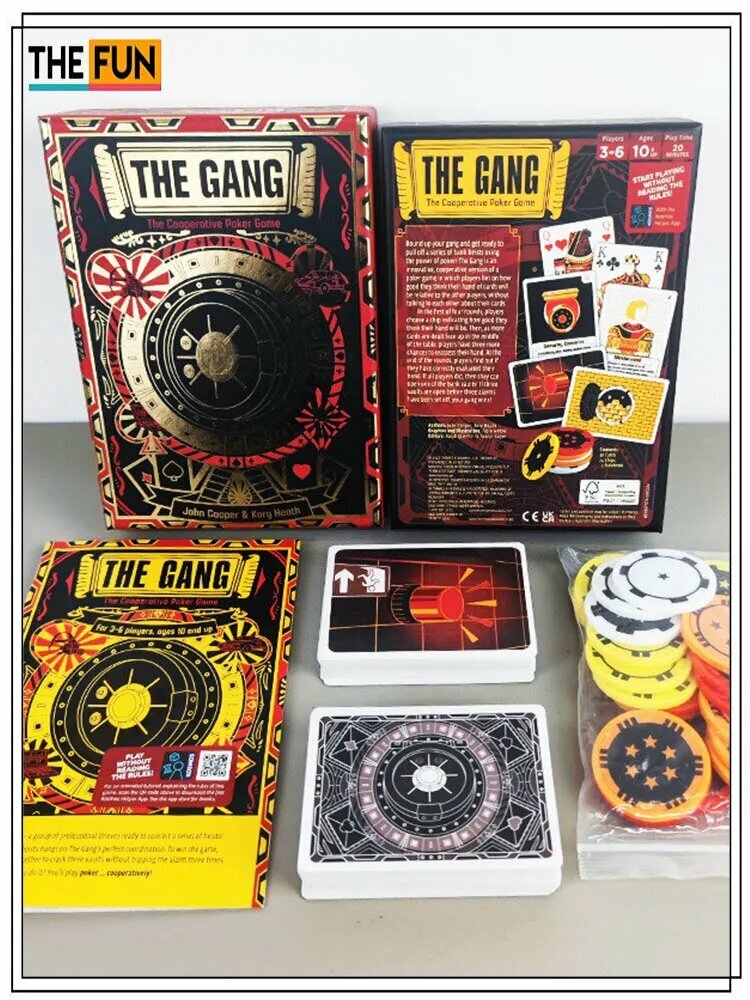 Настольная карточная игра Настольная THE GANG Игра (Карточная) Новая версия игры