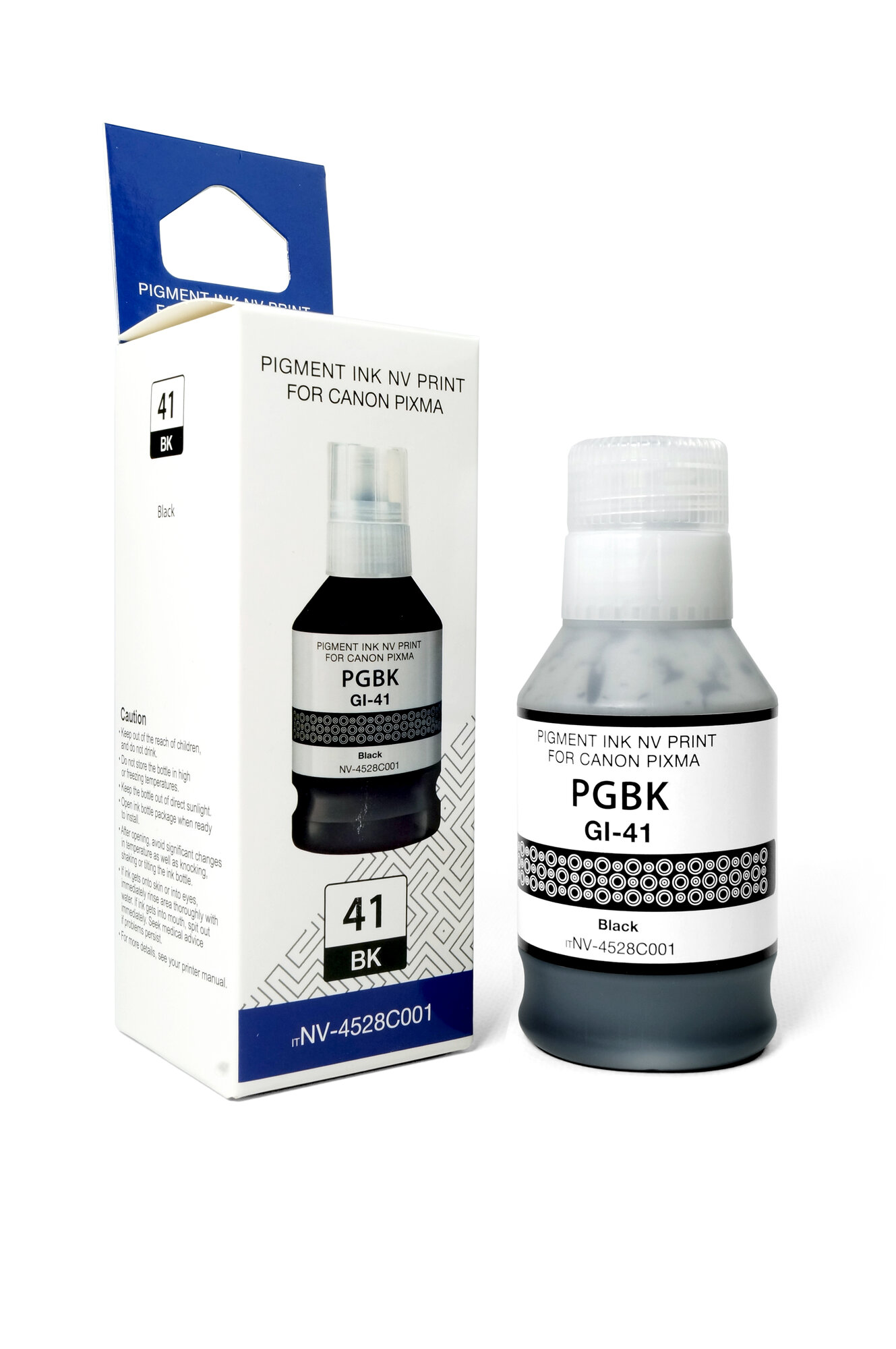 Чернила NV PRINT GI-41 PGBK для Canon Pixma G1420, G2420 (135 мл) Black пигментные