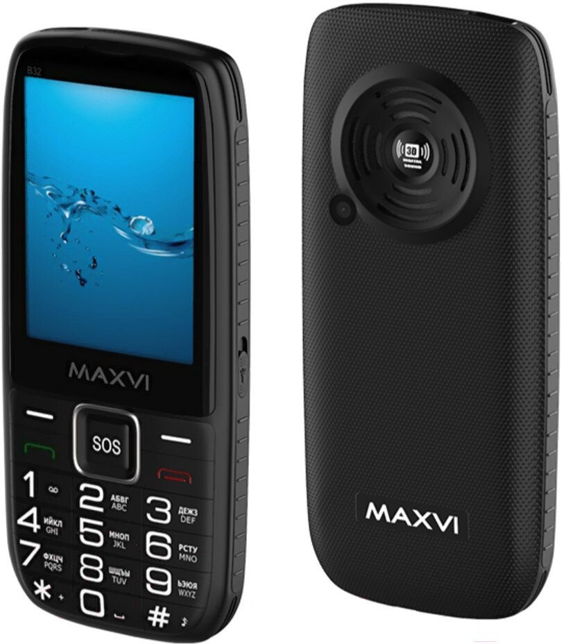 Мобильный телефон MAXVI B32 Black