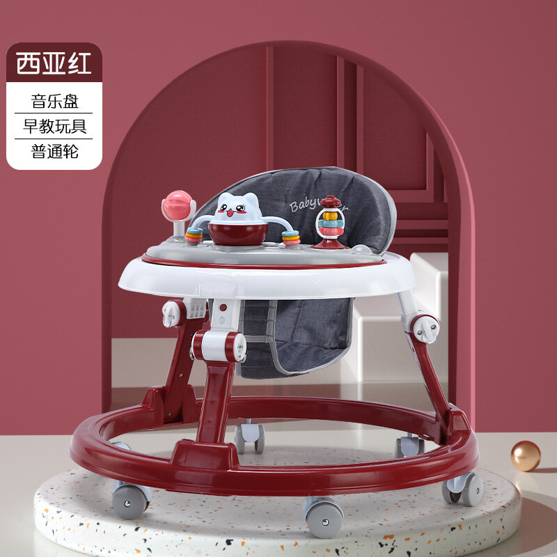 Ходунки Babywalke Lucky Cat, для детей от 7 месяцев, цвет красный
