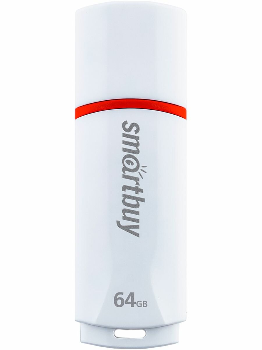 Флеш-накопитель USB SmartBuy Crown, 64 Гб, USB 2.0, петля для шнурка
