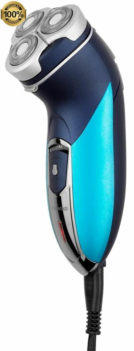 Электробритва STARWIND Бритва роторная SSH 1525 реж. эл:3 питан: аккум. голубой/черный