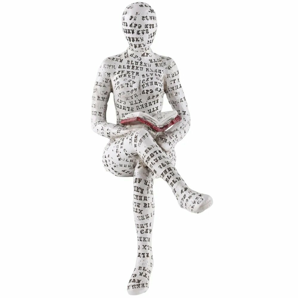 Статуя Читающей женщины, Скульптура Мыслителя, Reading woman ZH