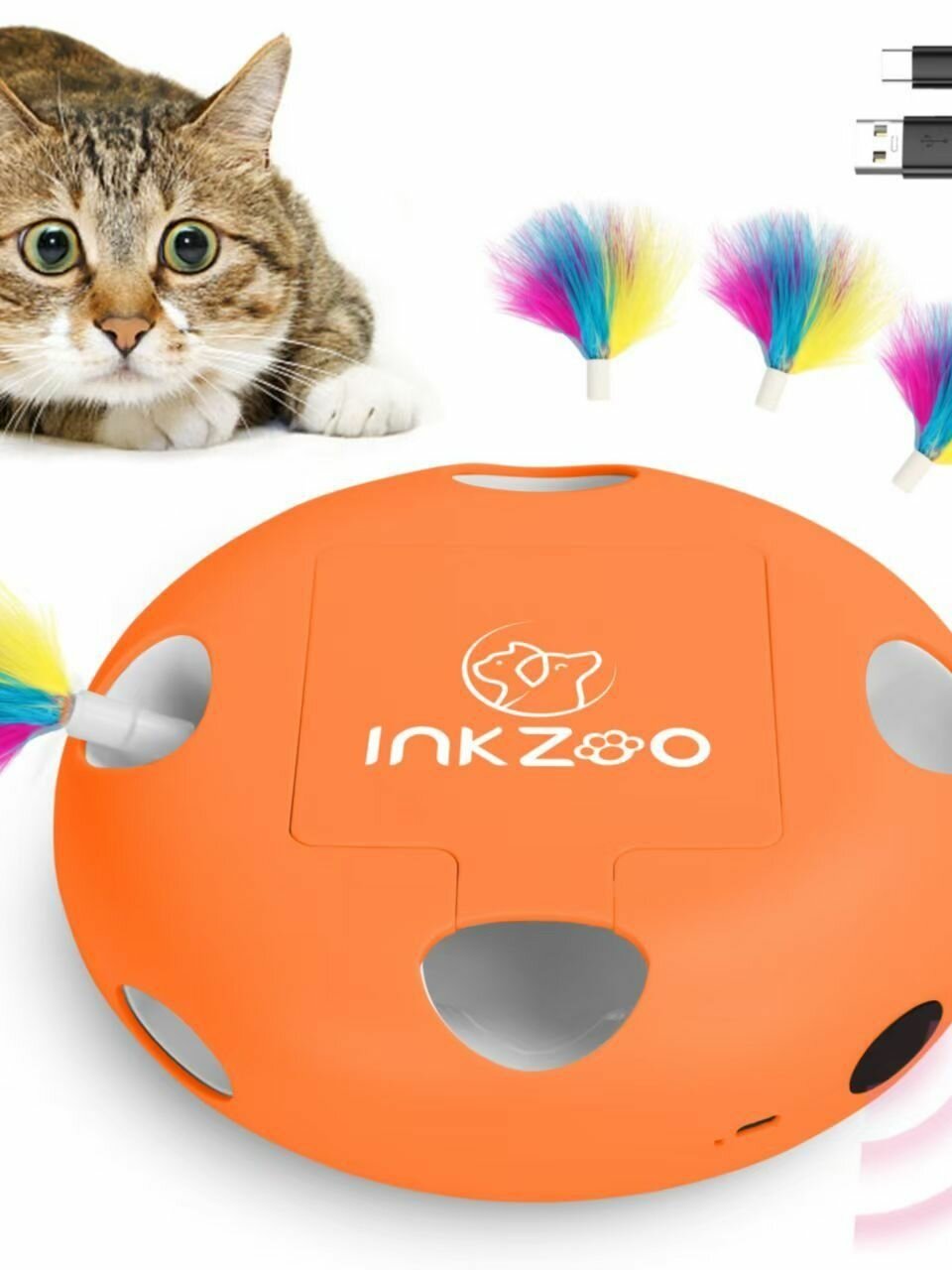 Интерактивная умная забавная игрушка для домашних животных cat box дразнилка для котят и котов