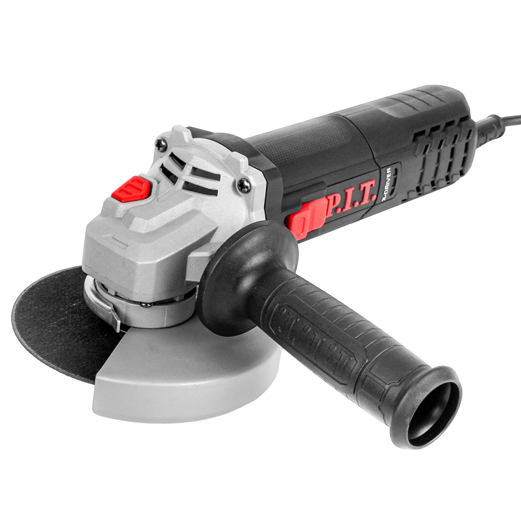 УШМ P.I.T. PWS125-C8, 800Вт, 125мм, бронирование ротора, пылезащита