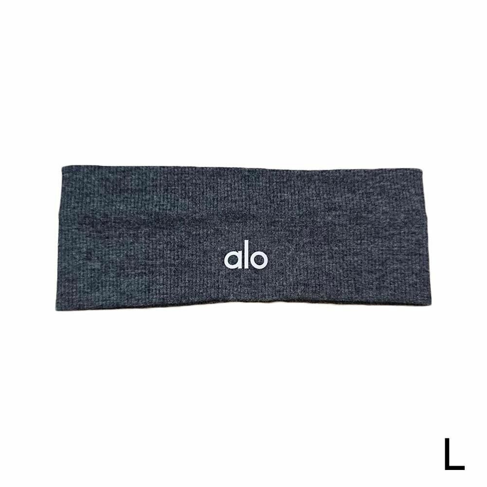 Расширенная однотонная повязка на голову для йоги Alo yoga