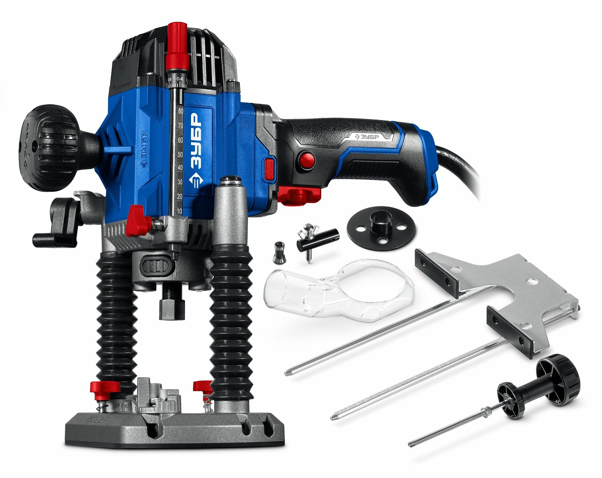 ЗУБР 1200 Вт, 80 мм, универсальный фрезер, Профессионал