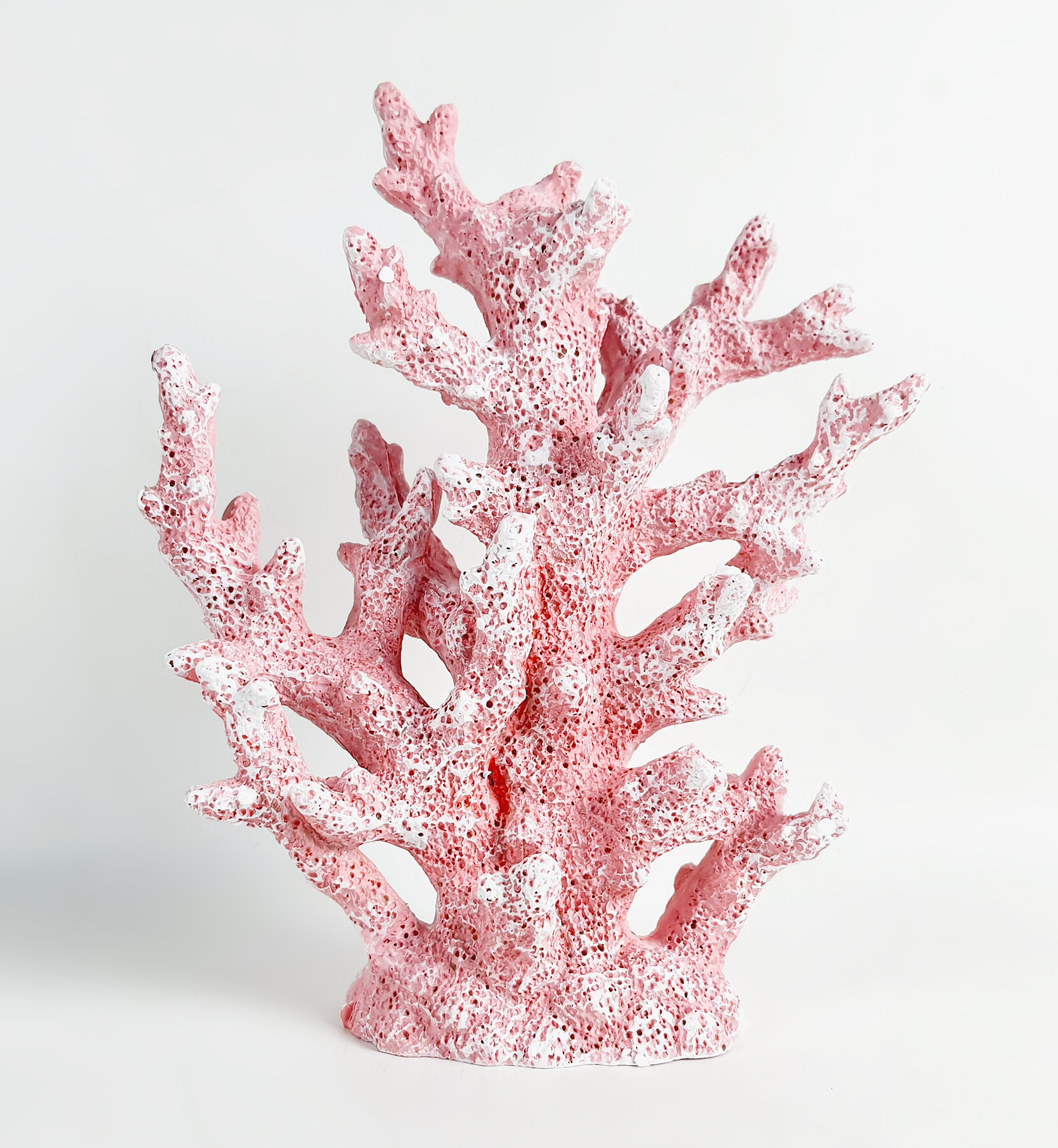 Статуэтка Коралл 24х20х7 см, розовый ZY