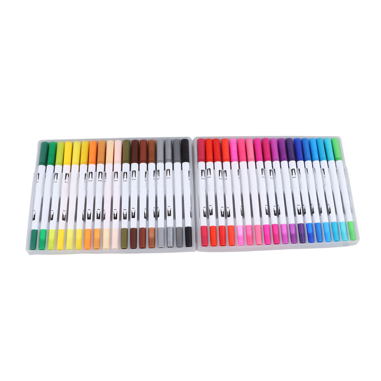 36 цветов, кисть с двойным наконечником, маркер, мягкая головка, двойная кисть, маркеры, набор акварельных ручек для детей, взрослых, раскраска, живопись