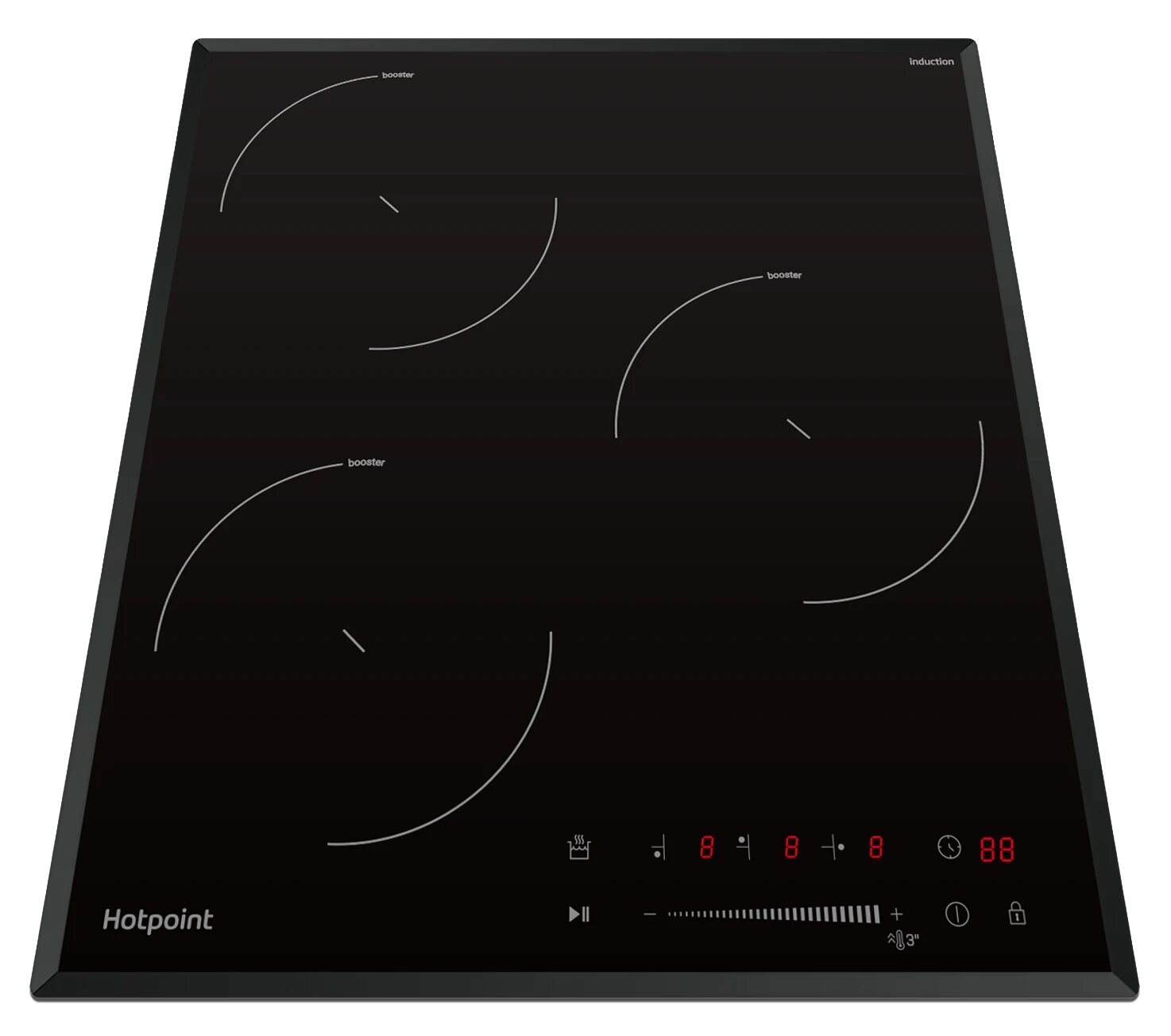 Варочная панель Hotpoint HS 1445BA, индукционная, 3 конфорки