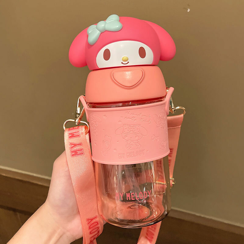 Стакан для воды Sanrio Coolomi 2024 года, новый стиль, для девочек, высококачественный, устойчивый к высоким температурам, для детей, студентов, школ