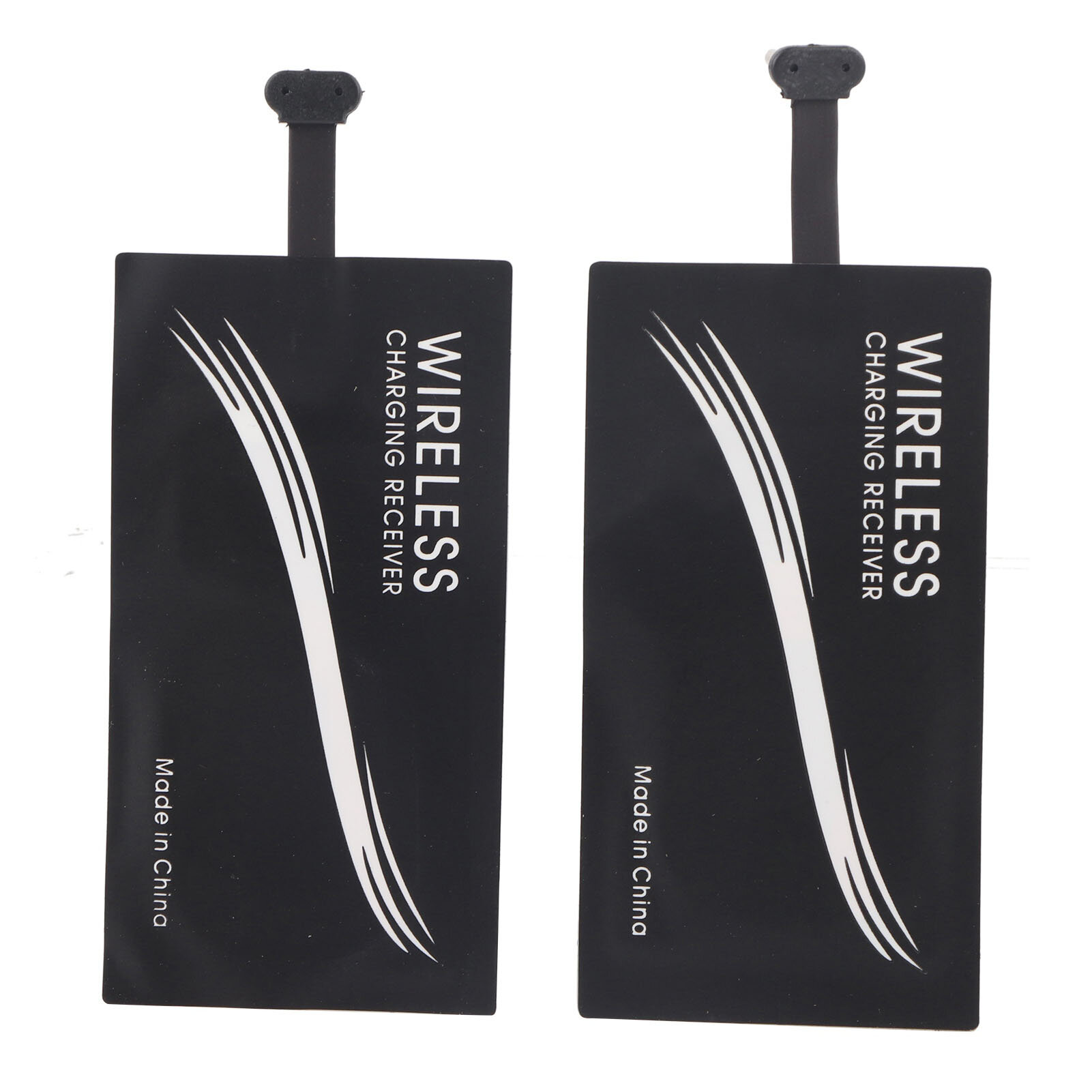 Универсальный беспроводной зарядный адаптер Type-C, 2 шт, наклейка для мобильного телефона, зарядный приемник