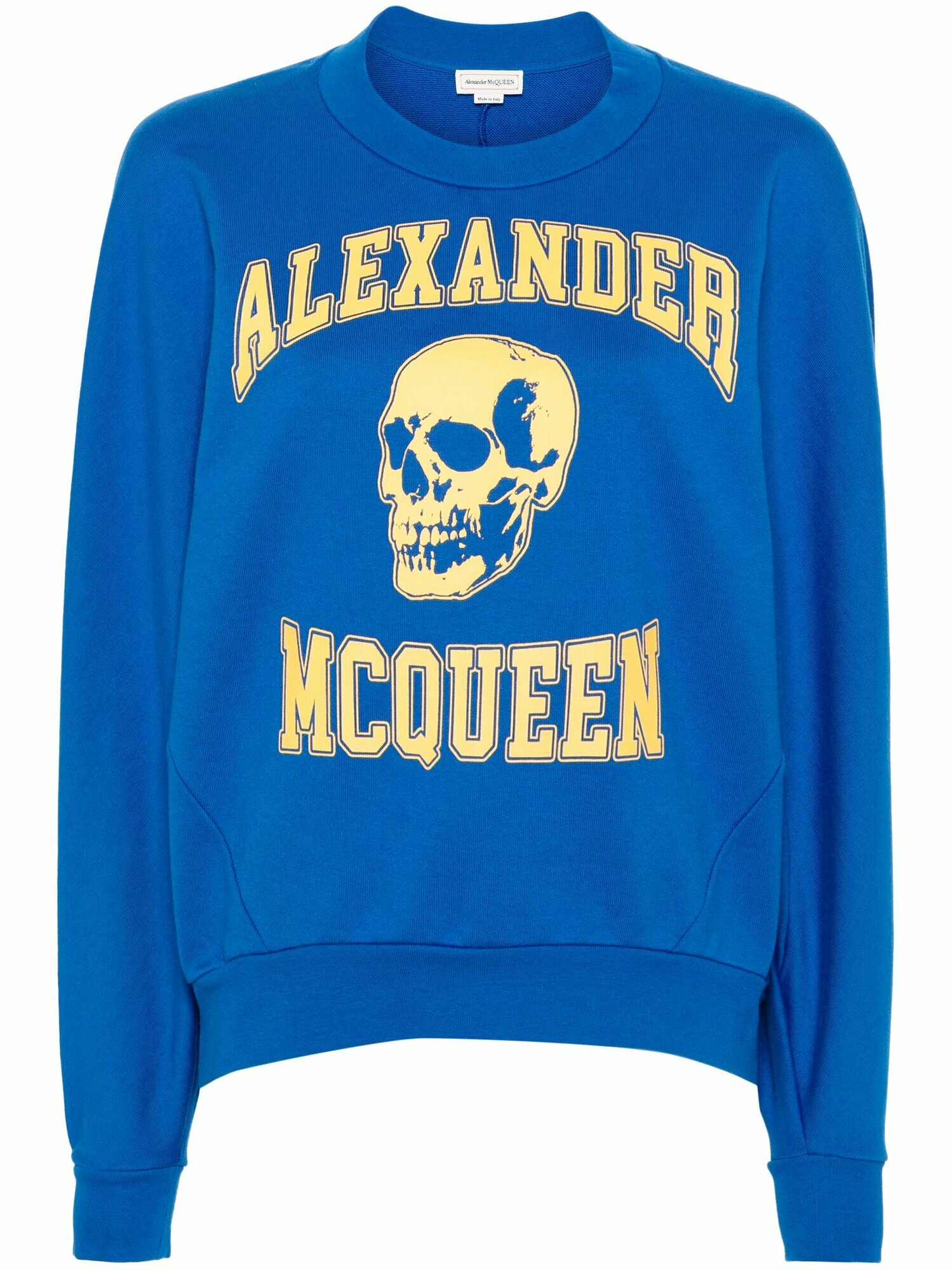 Толстовка Alexander McQueen, размер 40, , синий — фото 1