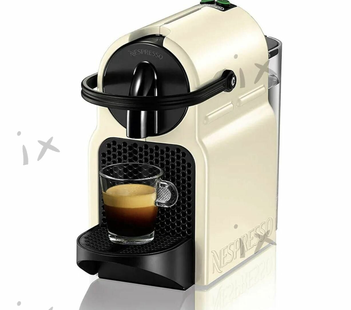 Кофемашина капсульная Nespresso Inissia D40, бежевая3