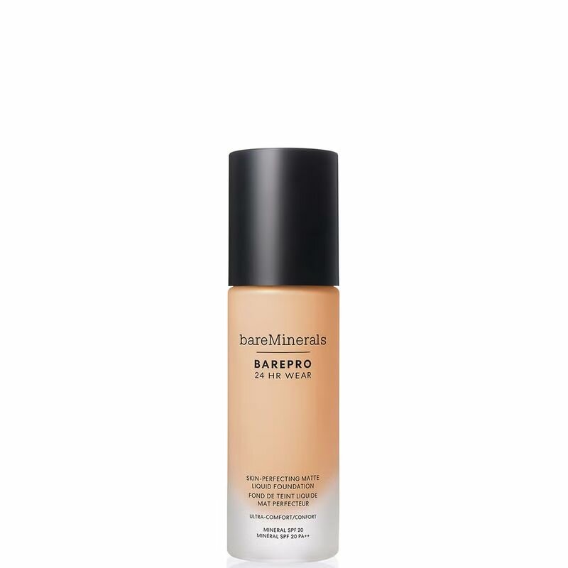 BareMinerals Жидкая тональная основа Barepro 24Hr Matte Comfort Mineral Spf20, 30 мл, Light 20 Warm
