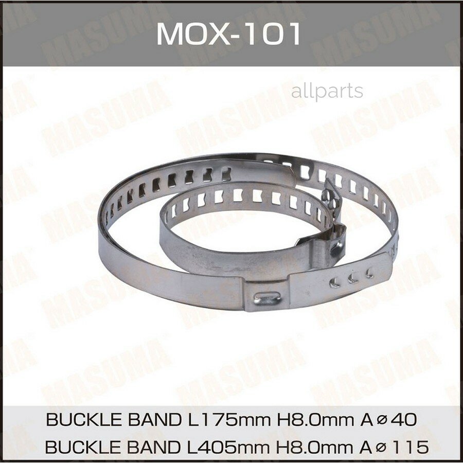 MASUMA MOX-101 Комплект хомутов пыльника шруса для пыльников, 2шт MASUMA MOX-101