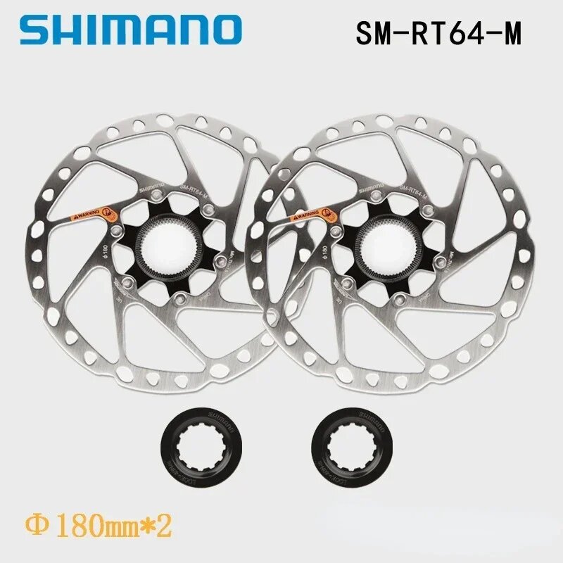 Shimano GRX Ротор дискового тормоза SM-RT64 203/180/160 мм RT64 180MM 2Pcs