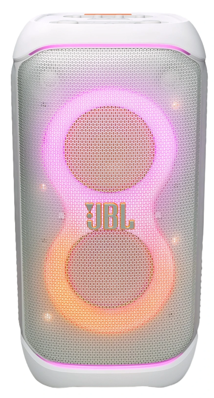 Портативная акустика JBL Speaker Partybox Stage 320, 240Вт, белый