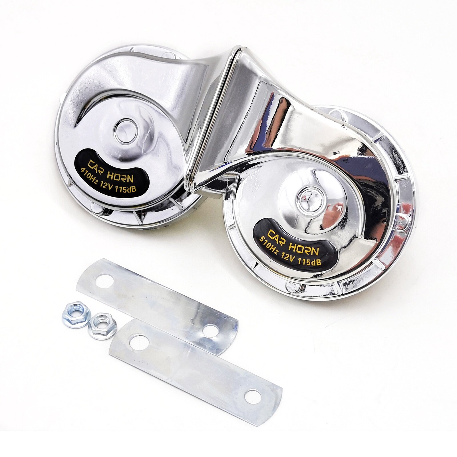12V 2 шт громких электрических клаксона (улитка) двойной тон для мотоциклов, авто, лодок