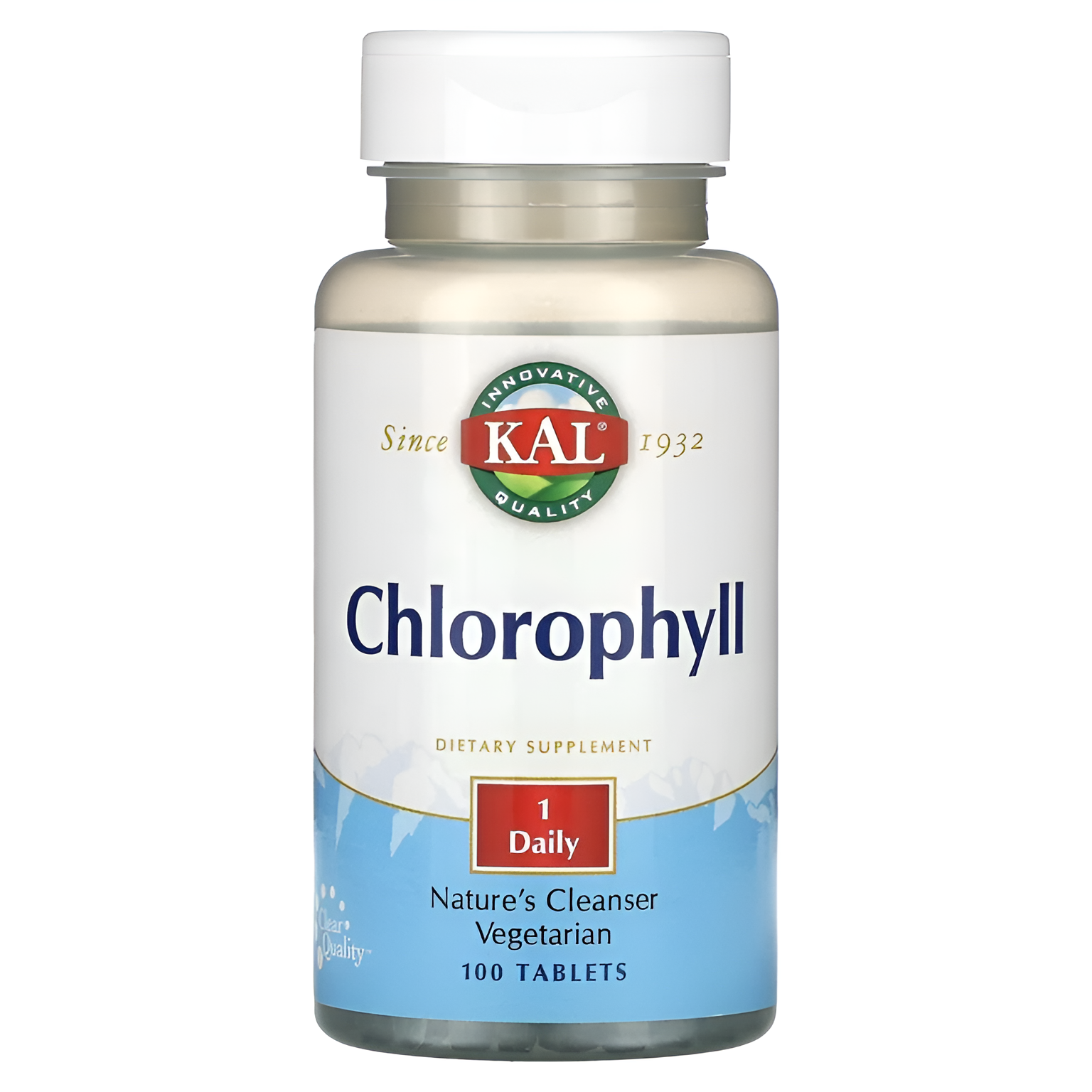 Пищевой продукт KAL Chlorophyll, хлорофилл, пищевая добавка, 100 шт
