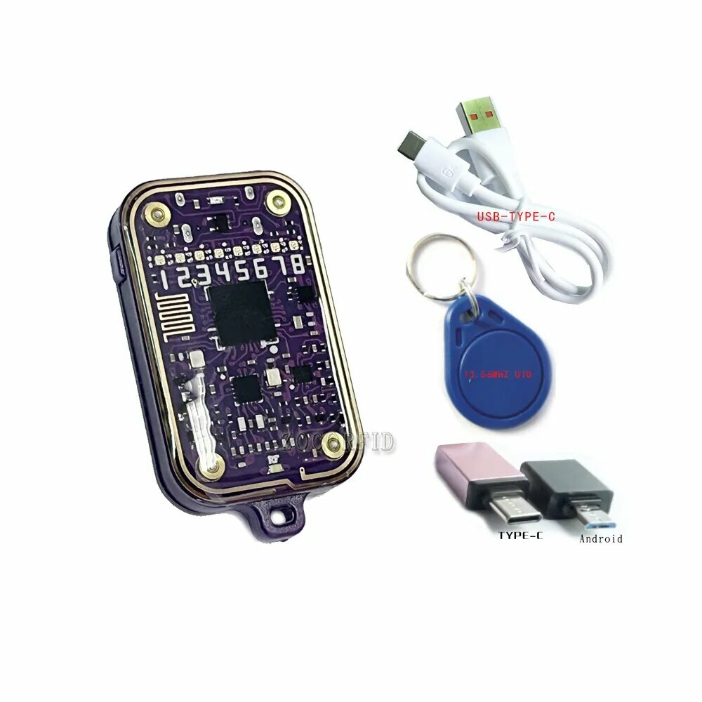 Прозрачный апгрейд 8 slots Решение ChameleonUltra RFID эмулятор Chameleon Имитатор RFID NFC & EM открывает системы контроля доступа