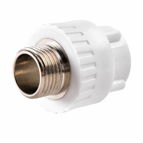 Муфта комбинированная ПП D40-1" наружная резьба РТП / Гидропласт