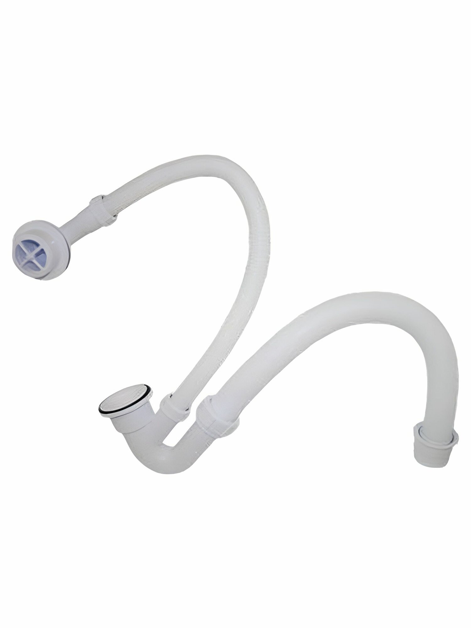 Сифон для ванны 11/4" M'ALPINE с гоф. и адап. на 50мм(MRB4)/Гидропласт