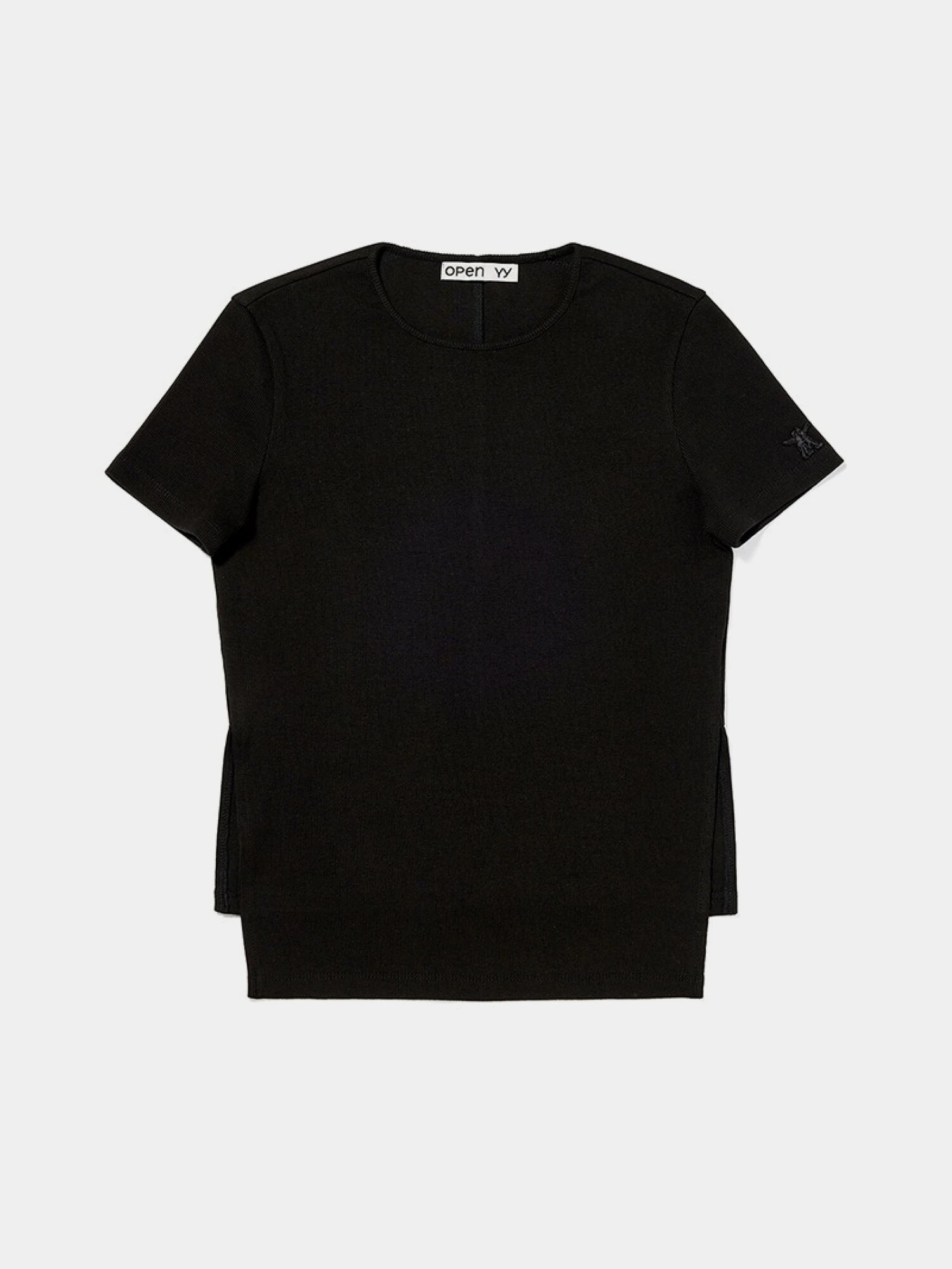 Футболка Ribbed Side Slit