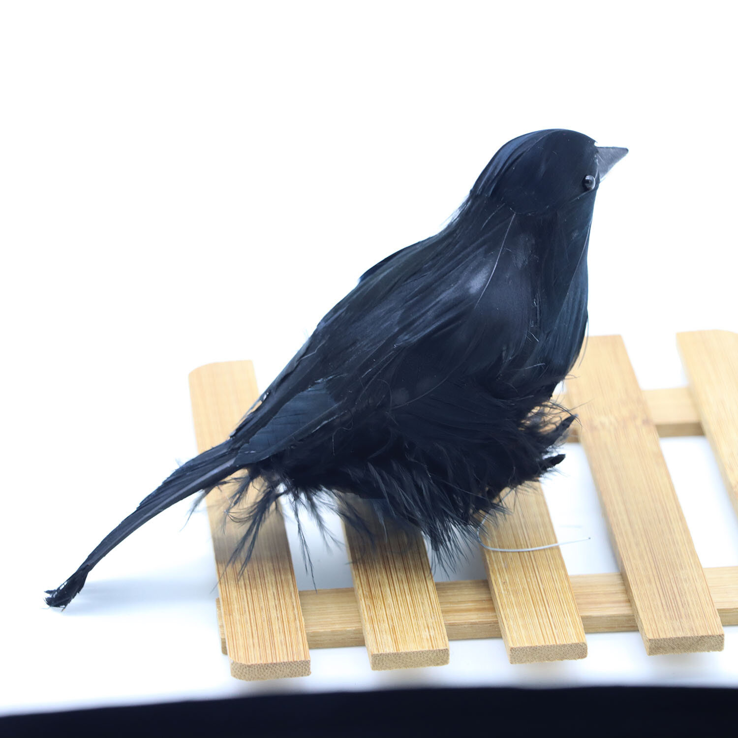 Симуляция ворона украшение Хэллоуин реквизит ворона имитация перья птицы призрачный фестиваль принадлежности украшение декор 18*8.9см, 12г