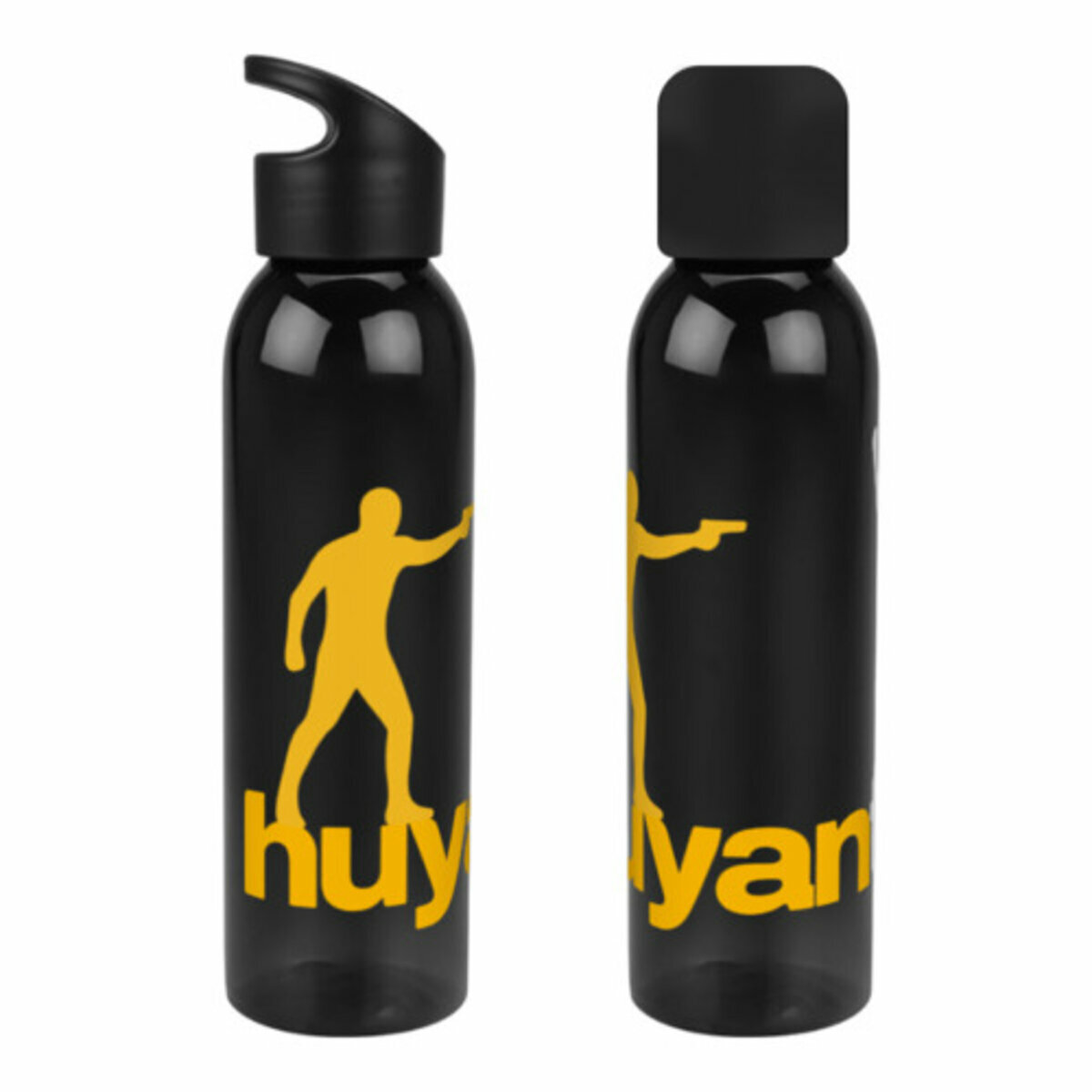 Бутылка для воды «С надписью huyanto хуанто huanto» (черный)