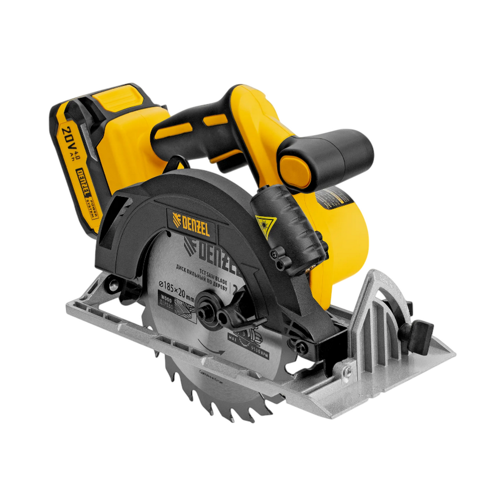 Циркулярная пила Denzel CCSH-BL-20-185 Yellow/Black