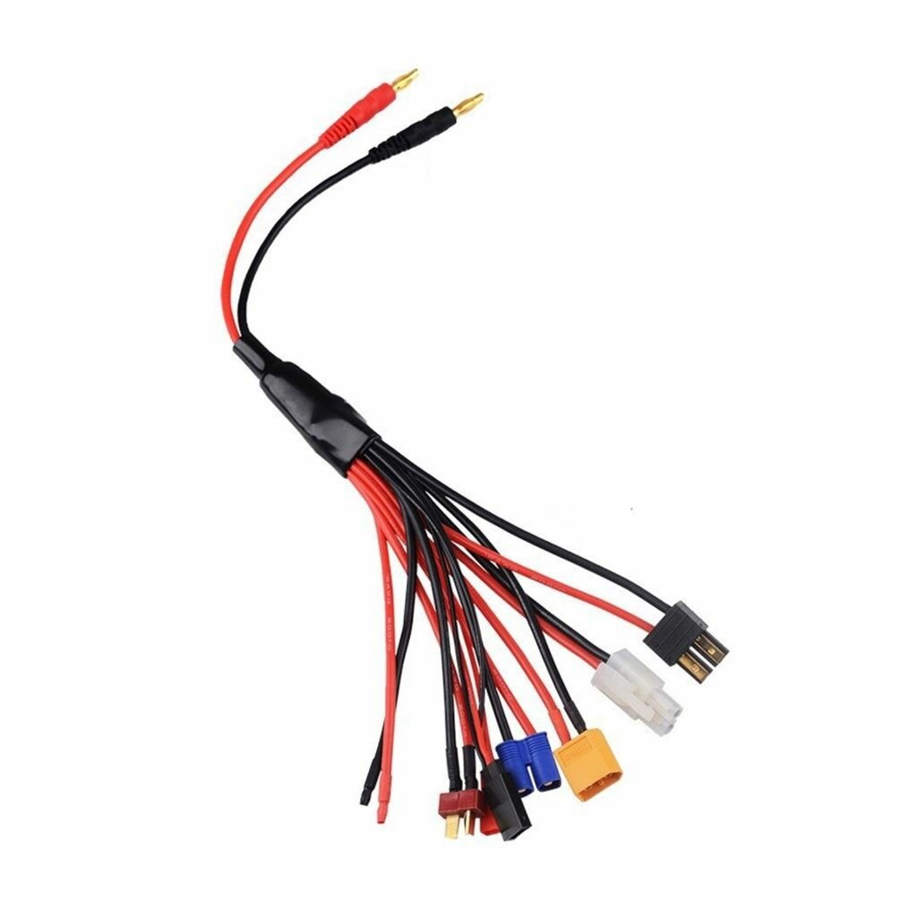 От 1 до 8 зарядного устройства 4,0 мм банановые адаптер разъемы XT60 EC3 Батарея кабеля батарея B6 B6AC