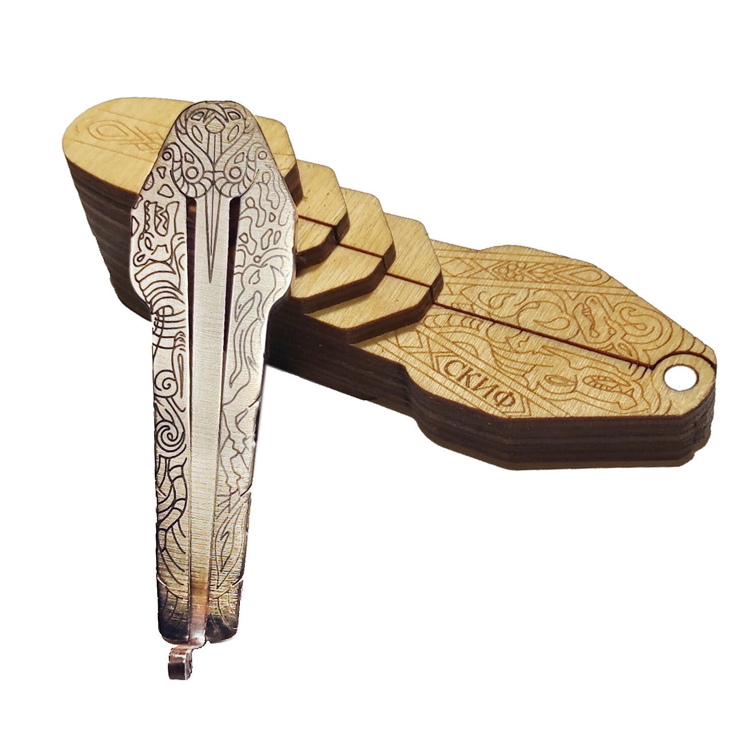 Варган Глазырина "Скиф" с деревянным футляром - музыкальный инструмент для начинающих и профи, великолепный подарок