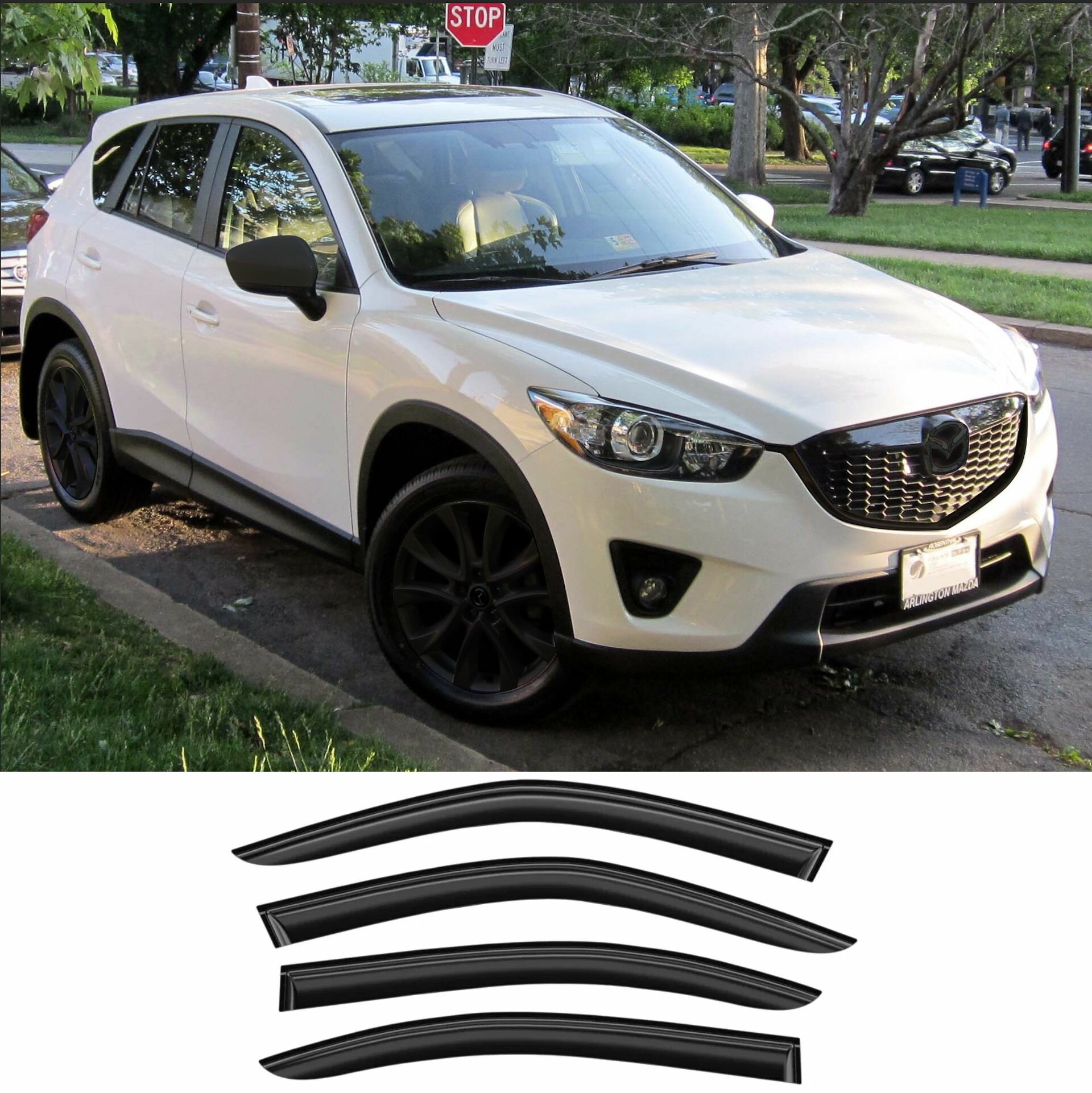 Дефлекторы боковых окон MAZDA CX-5 Мазда (2012-2017)