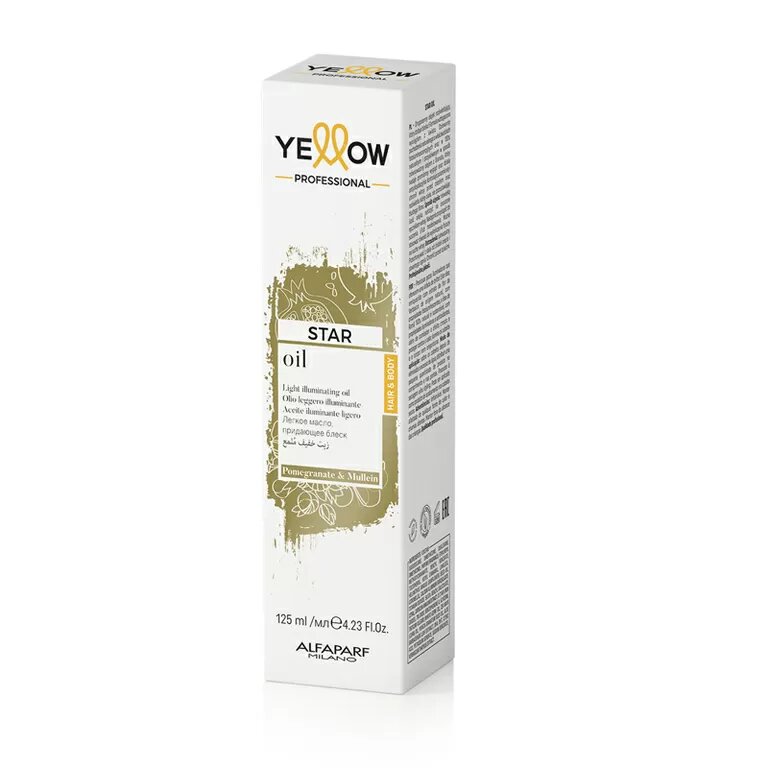 YELLOW PROFESSIONAL STAR OIL Масло для придания блеска волосам STAR OIL 125 мл