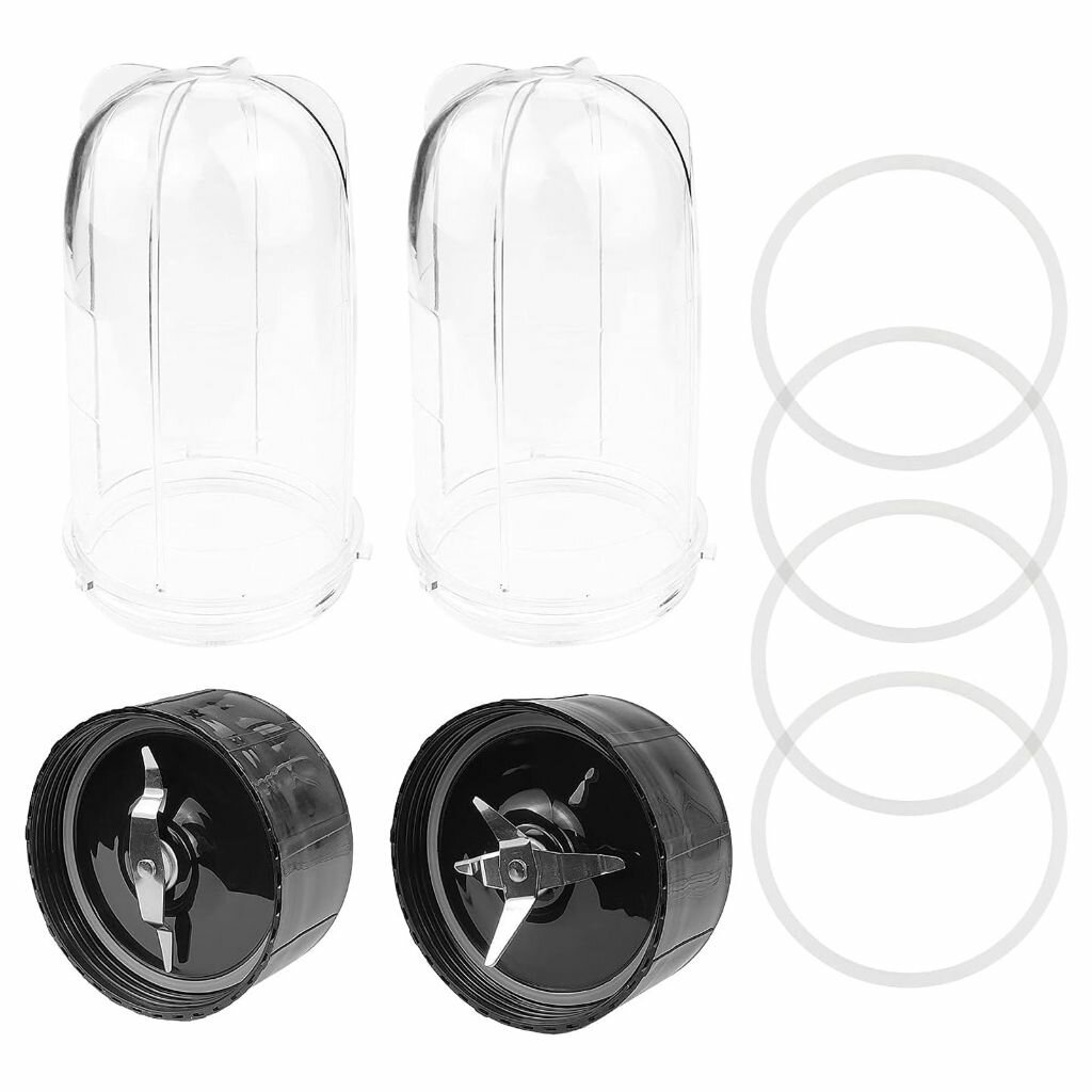 Пластиковые чашки для блендера на 16 унций, набор лезвий миксера, запасные части, уплотнительные прокладки Magic 250 Вт, серия MB1001