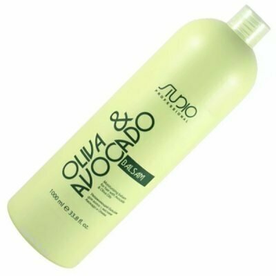 Увлажняющий бальзам для волос с маслами авокадо и оливы Studio Professional, 1000 мл