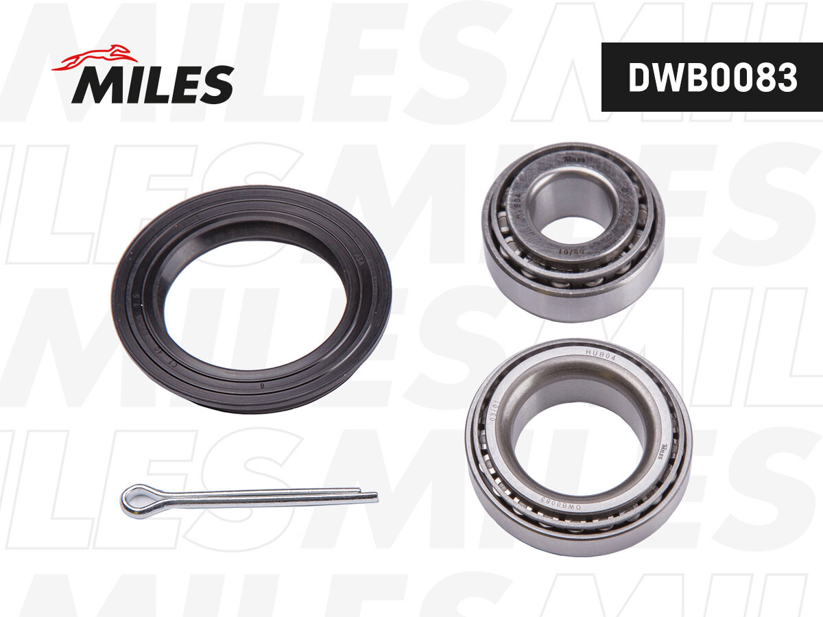Подшипник ступицы Daewoo Nexia; Chevrolet Lanos, Aveo; Ope Kadett задней комплект MILES