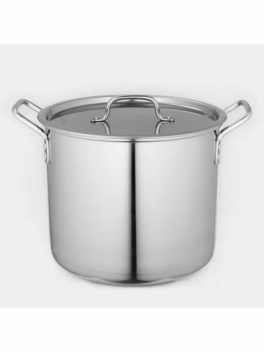 Кастрюля 15 л "Общепит" с крышкой