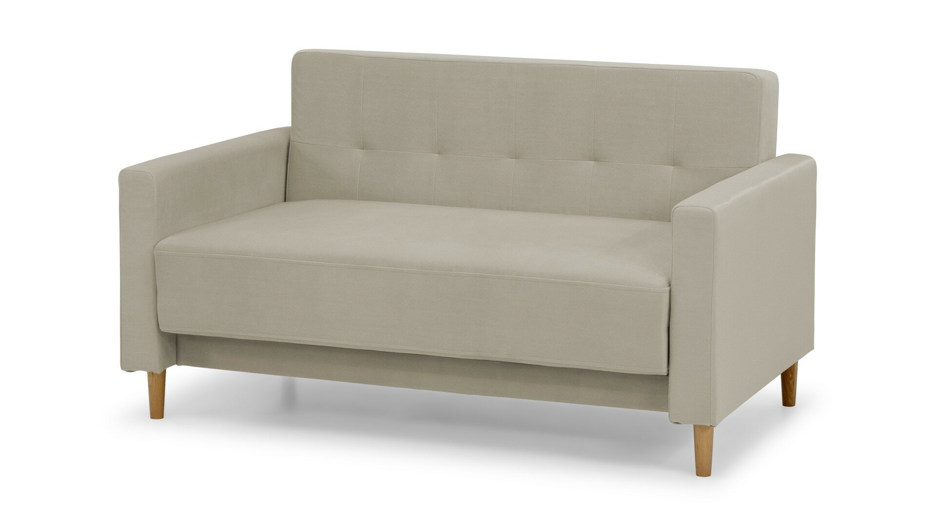 Диван Топ Лайт Velutto 16 NEW 140x87x82 см, светло-бежевый Велютто, выкатной GOODFORM