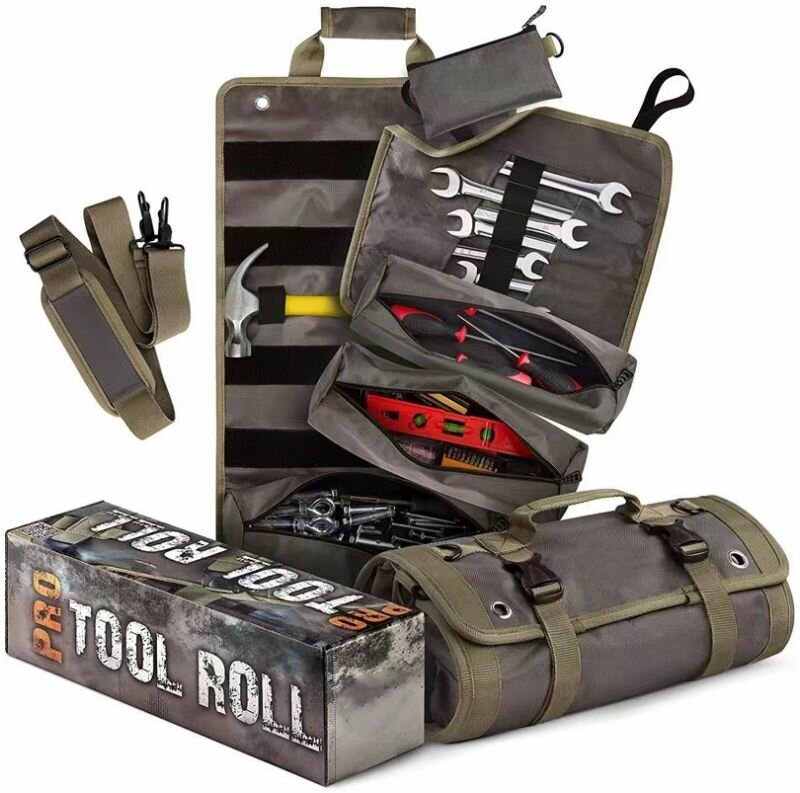 Сумка скрутка для инструмента ToolBag T750 PRO скатка размер 38X65 см