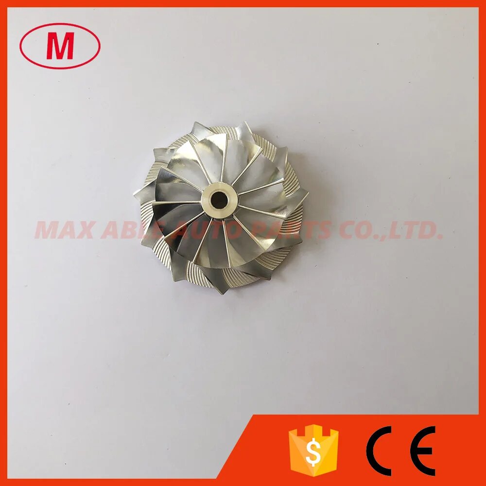 GTA15-25 42,00/56,02 мм 11 + 0 лопастей FORWARD турбокомпрессор фрезерный/алюминий 2618/колесо компрессора заготовки